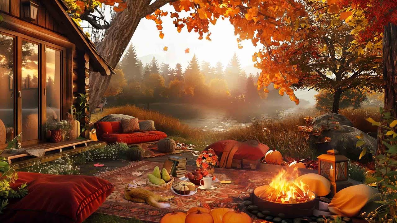 " Early Autumn Morning by Lakehouse ", Beautiful Relaxing Music, Calm ...