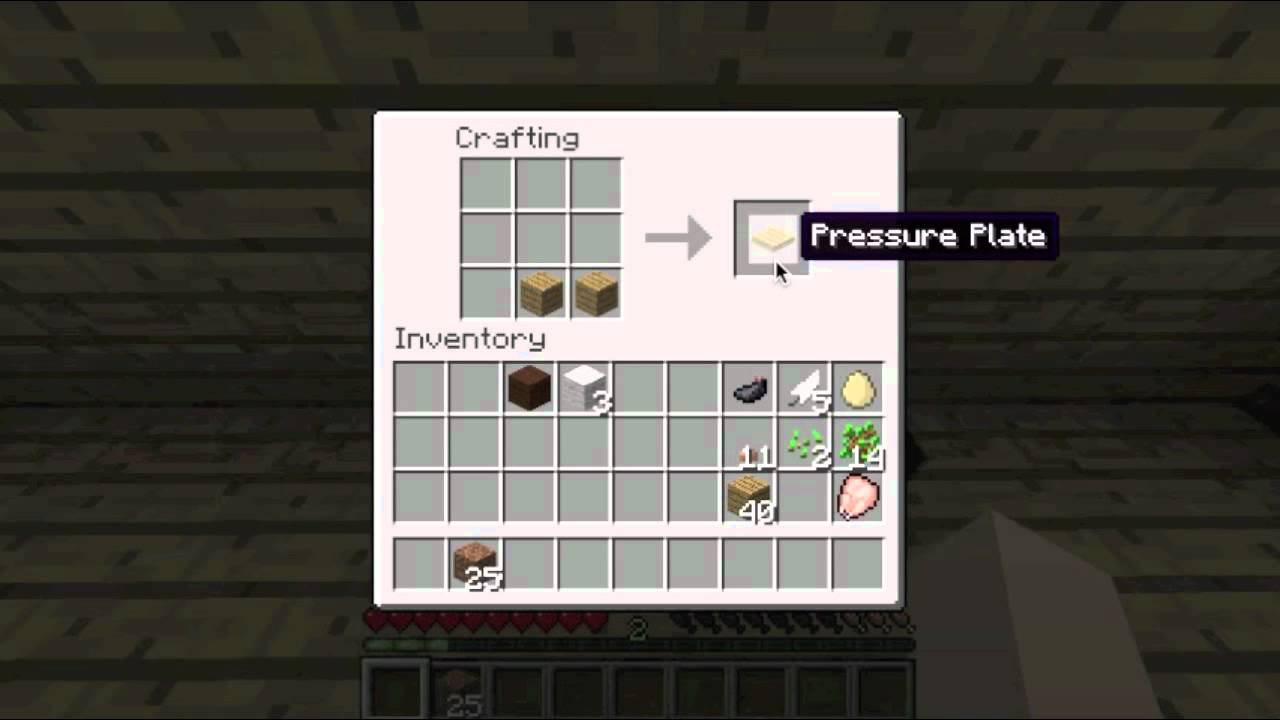 (3) Minecraft Pressure Plate Tutorial HD - YouTube