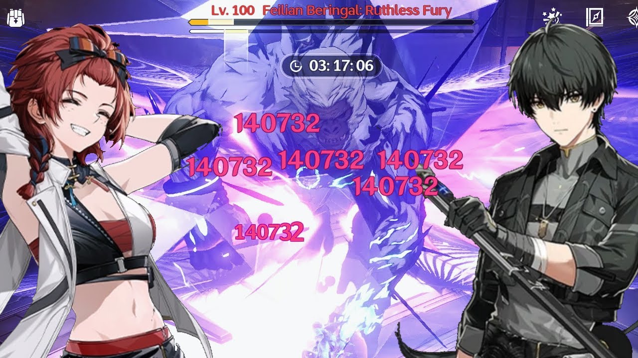 ROVER & CHIXIA QUICK SWAP TEAM VS BERINGAL LV100! | [WUTHERING WAVES ...