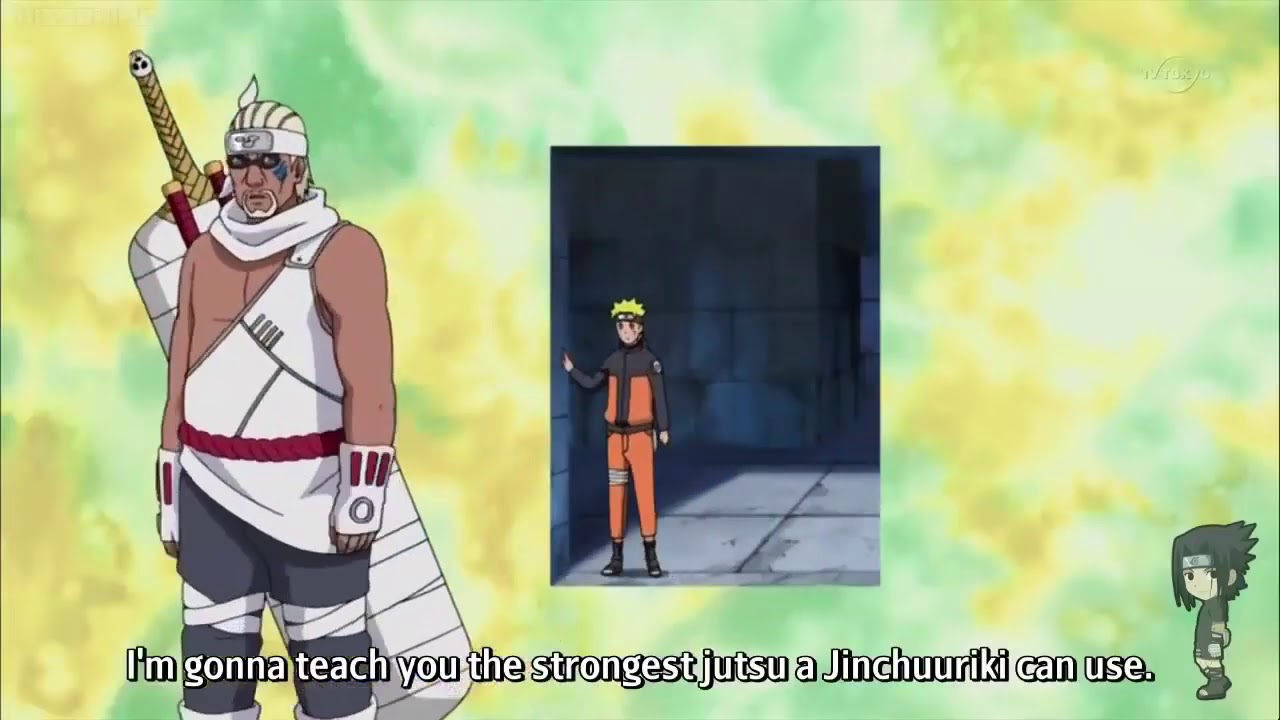 Naruto Training Tailed Beast Bomb With Bee - YouTube