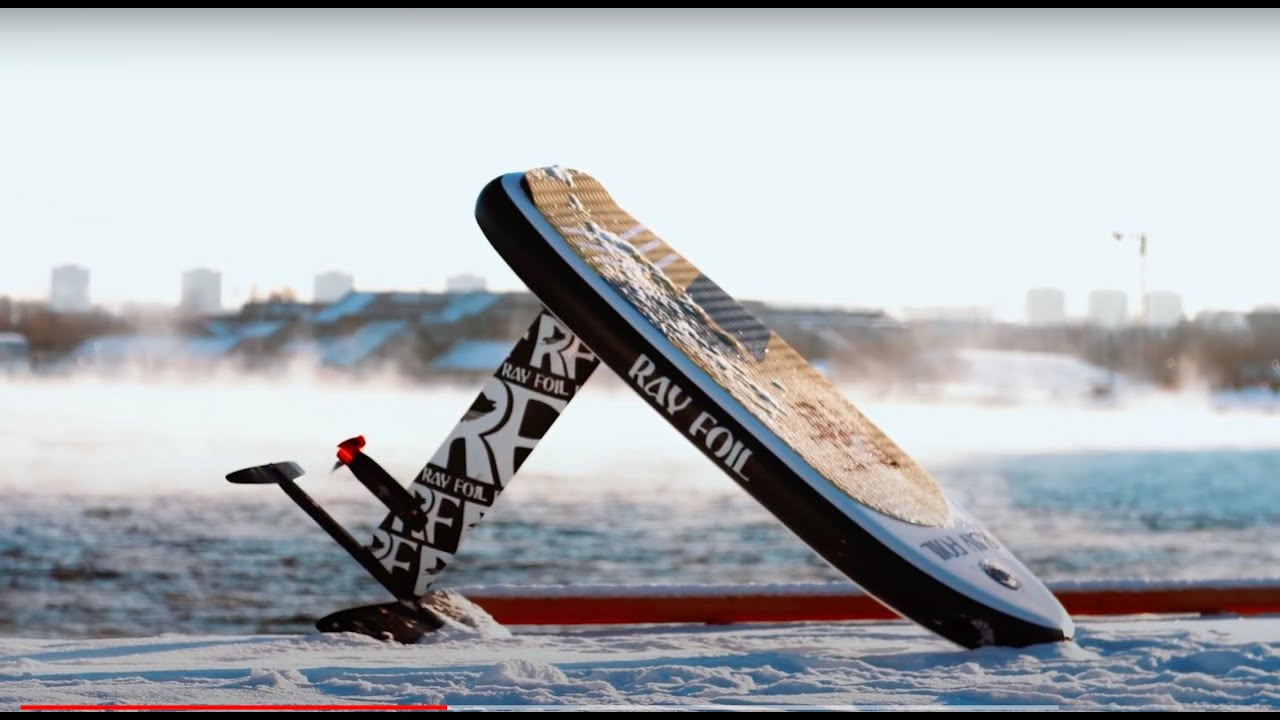 Ray Foil SNOWY efoiling in Tallinn - YouTube