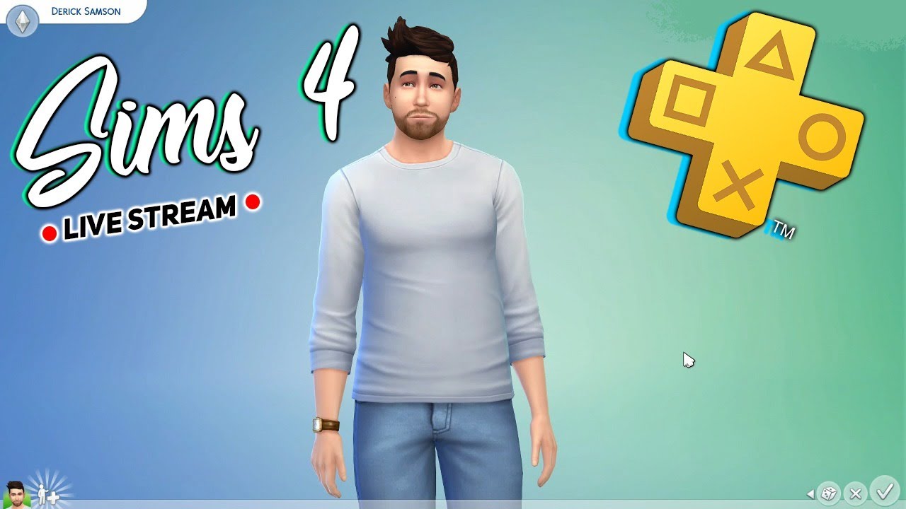 NEW PS PLUS GAMES!! Sims 4 🤔- Live Stream - YouTube
