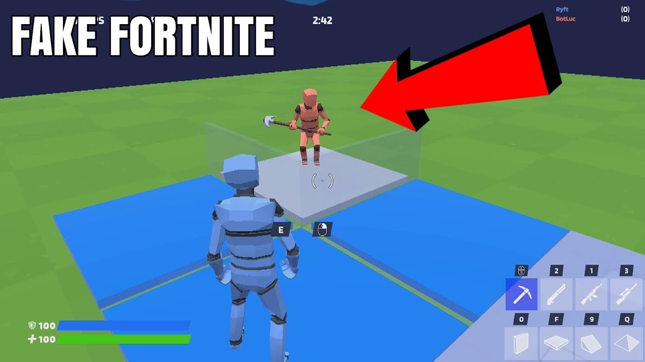 playing a fortnite rip off (1v1 LOL) - YouTube