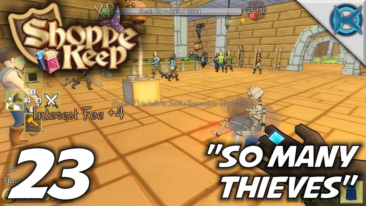 Shoppe Keep -Ep. 23- "So Many Thieves" -Shoppe Keep Gameplay Let's Play ...