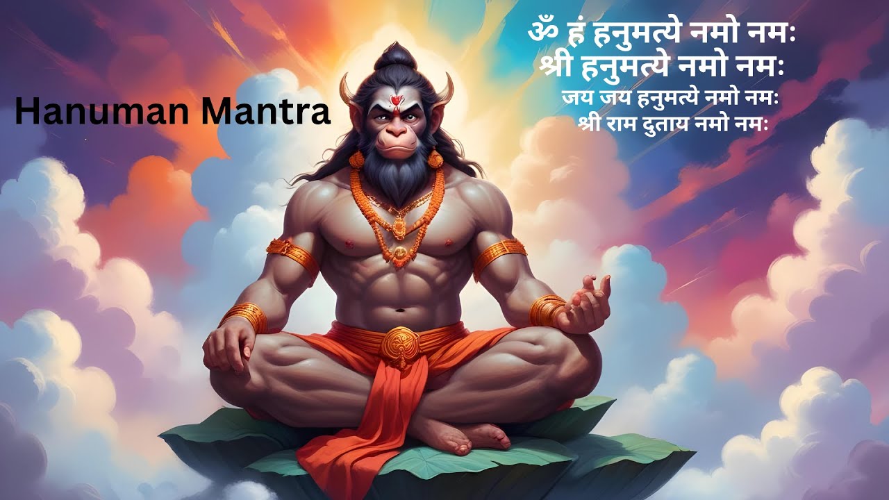 Om hum hanumate namah 108 | Hanuman Mantra - YouTube