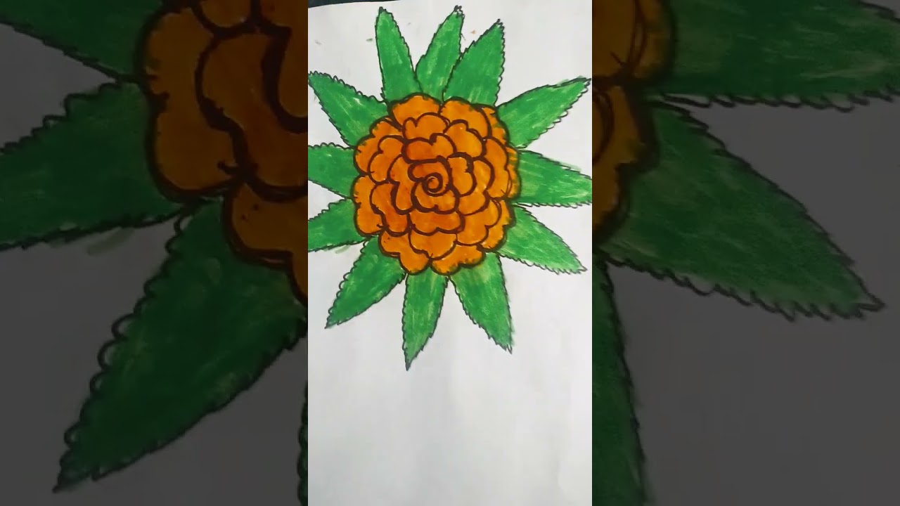 how to drow a flower #shorts - YouTube