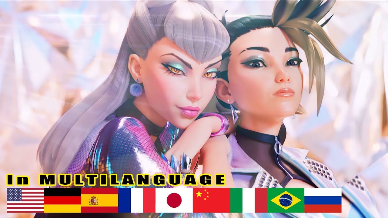 K/DA MORE in MULTILANGUAGE - YouTube