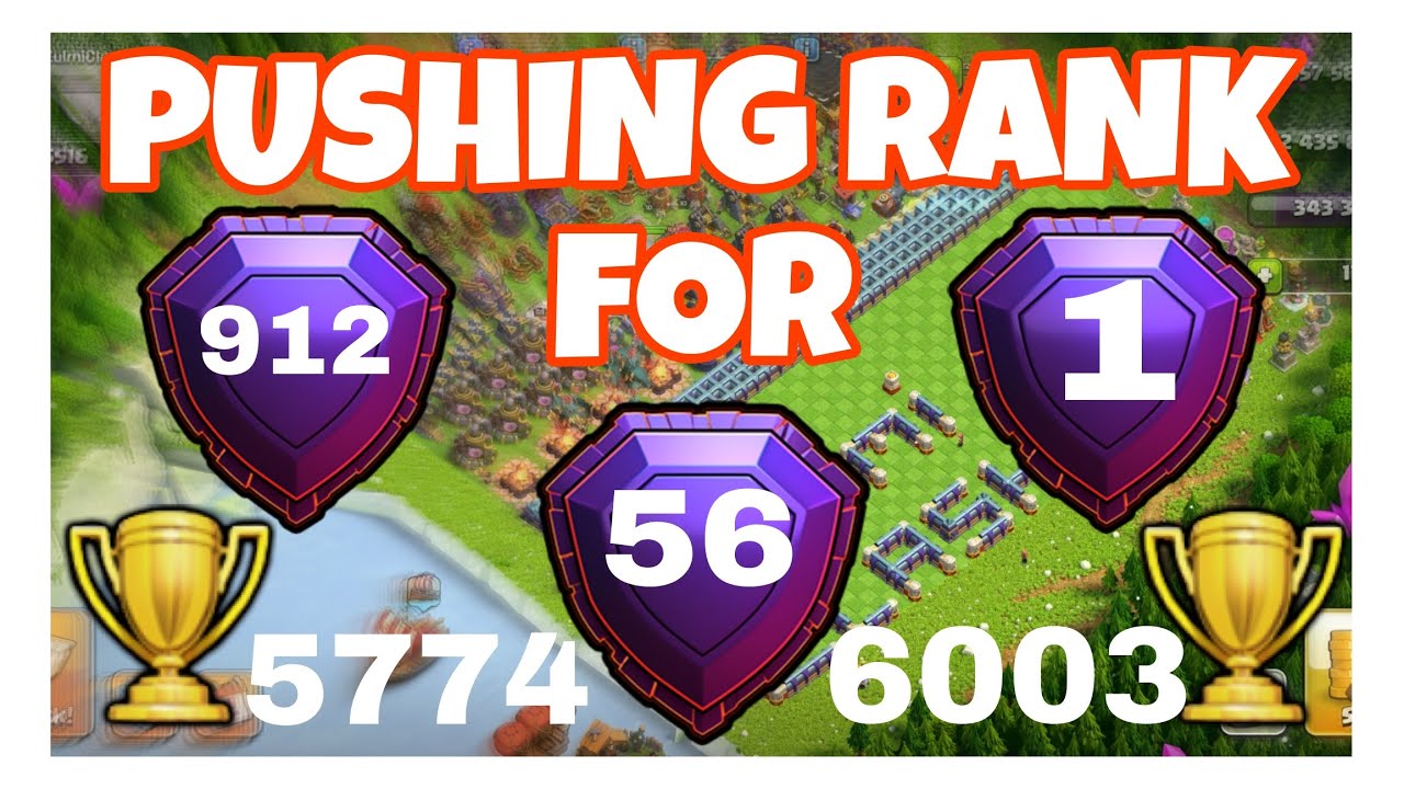 Pushing for Rank 1 in India || clash of clans #6 - YouTube