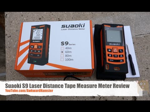 Best Tools: Suaoki S9 Laser Distance Tape Measure Meter Review - YouTube
