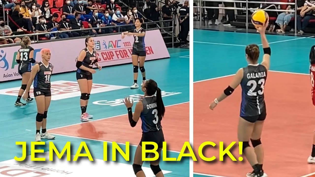 Philippine Team in Black Jersey! Vietnam vs Philippines | AVC Cup 2022 ...