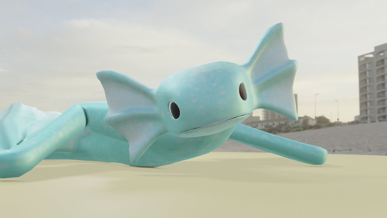 Water Dragon Test Render/Animation | Blender Animation (Hydroptera ...