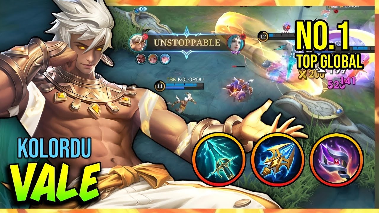 Vale Best Build 2024! Vale Top 1 Global Gameplay | Mobile Legends - YouTube