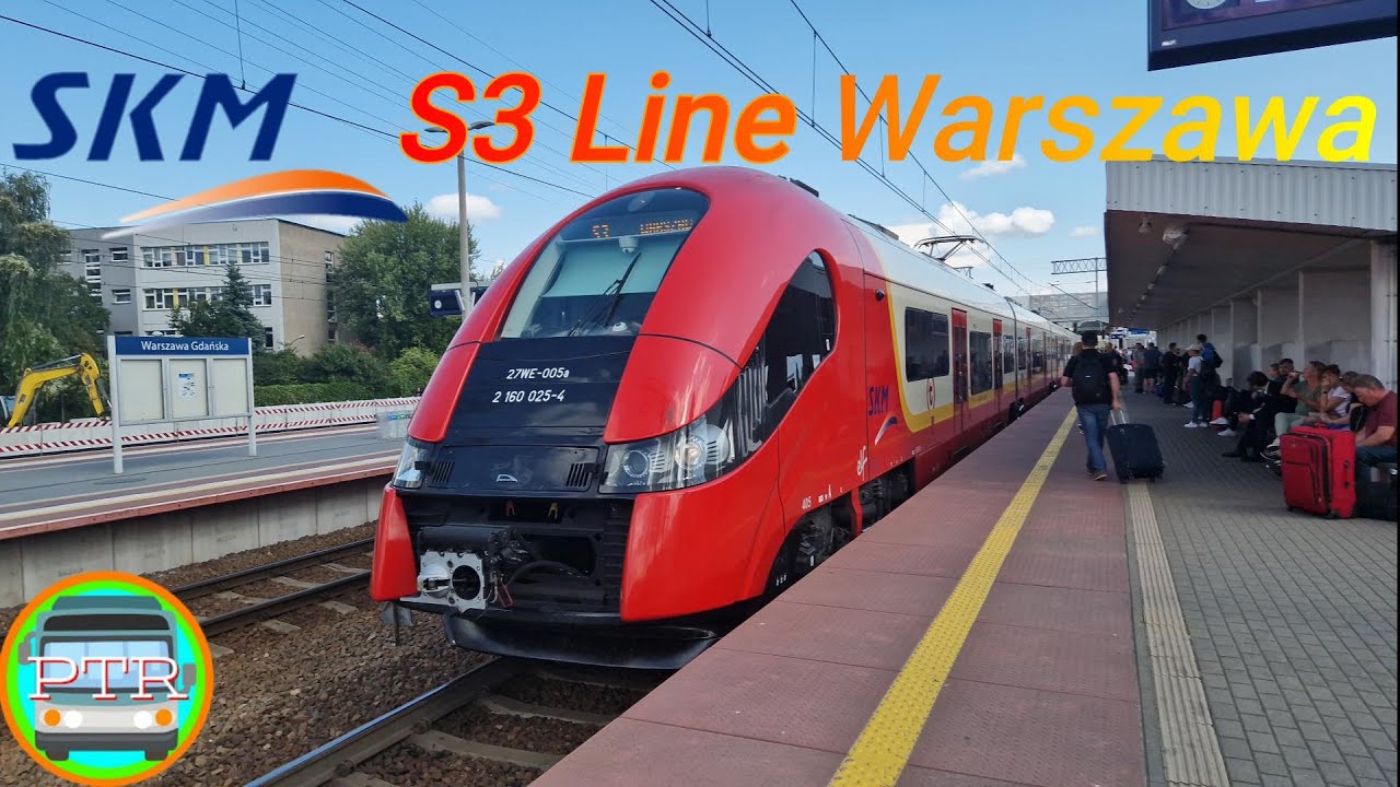 The ride on AWESOME Suburban Train in Warsaw / SKM S3 Line Review - YouTube