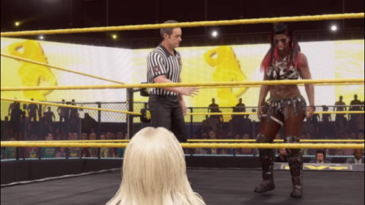 Wwe2k22 week11 Nxt Ember Moon vs Mandy Rose - YouTube