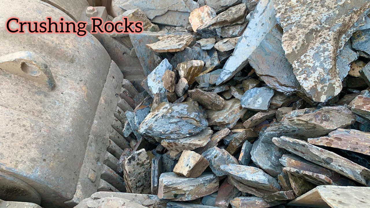 jaw Crushers In Action! Crushing Rocks,Concrete Grantite,Asphalt,Quartz ...