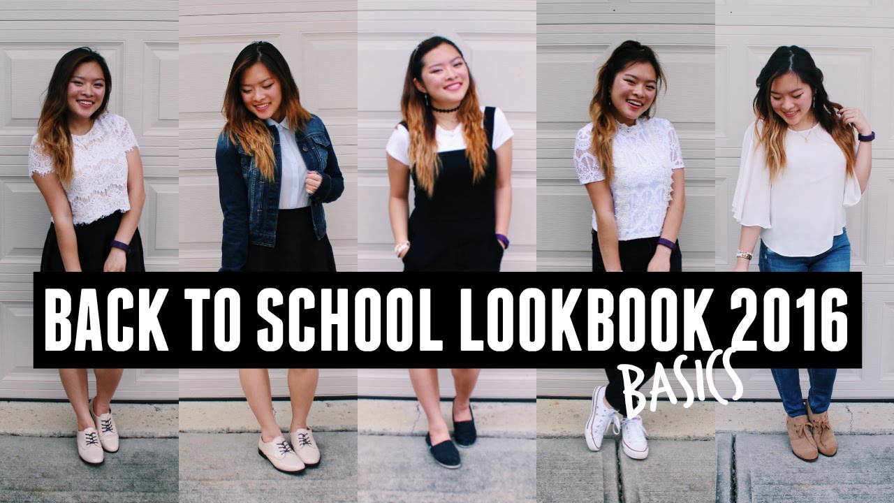Back to School Lookbook 2016 // Cute & Simple Outfits - YouTube