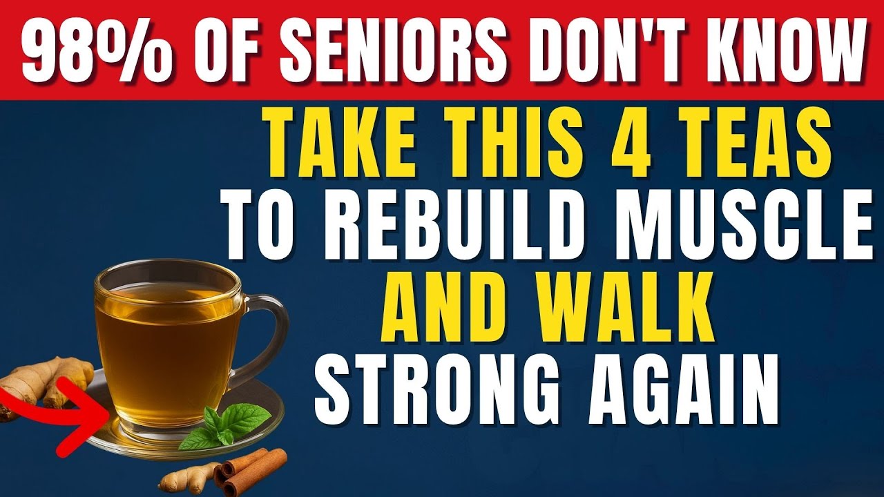 Over 60 Drink These 4 Teas to Rebuild Muscle and Walk Strong Again ...