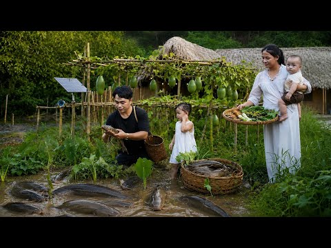 Surprised By the Achievements of Traditional Fishing | Small Family Rural Cooking