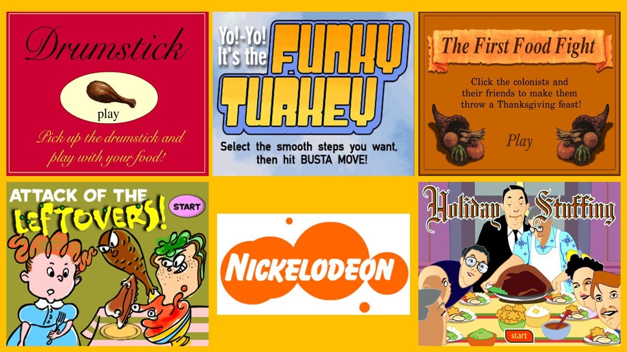 Nickelodeon Thanksgiving Clickamajig Gameplay Compilation - YouTube