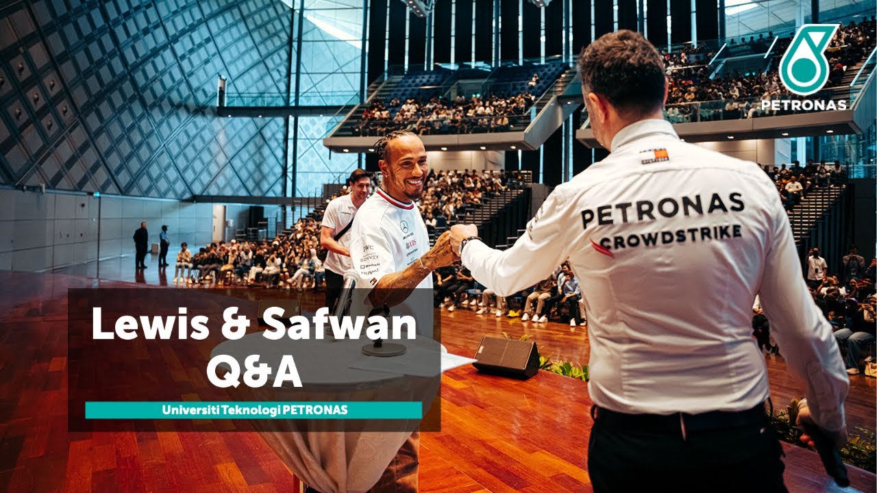 Lewis Hamilton and Safwan's Q&A at UTP | Universiti Teknologi PETRONAS ...