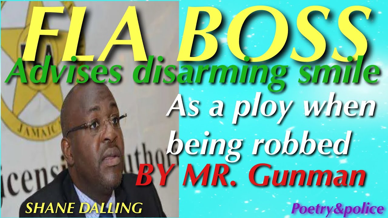 JAMAICAN ROBBERS MUST BE CALLED MR BY VICTIMS. ADVISED BY SHANE DALLING ...