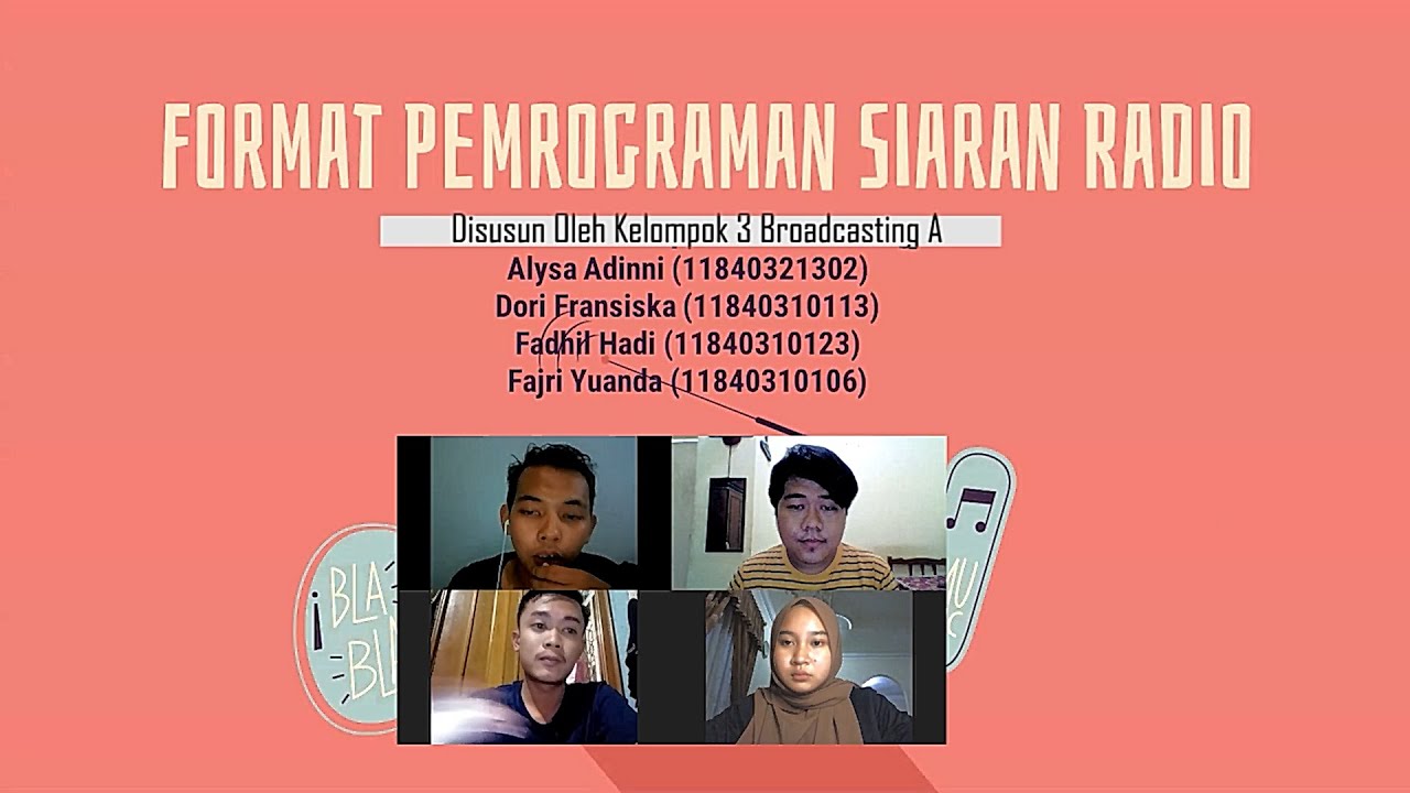 Presentasi Makalah Format Pemograman Siaran Radio Kelompok 3 ...
