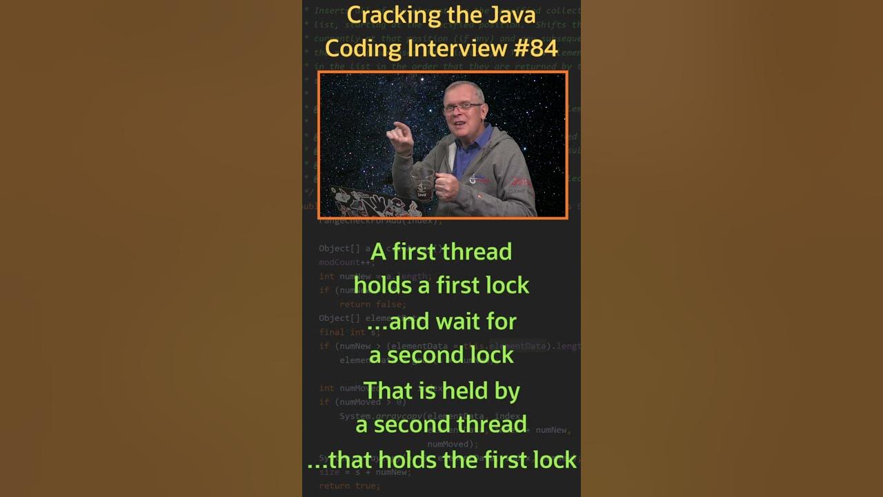 What is a deadlock? - Cracking the Java Coding Interview - YouTube