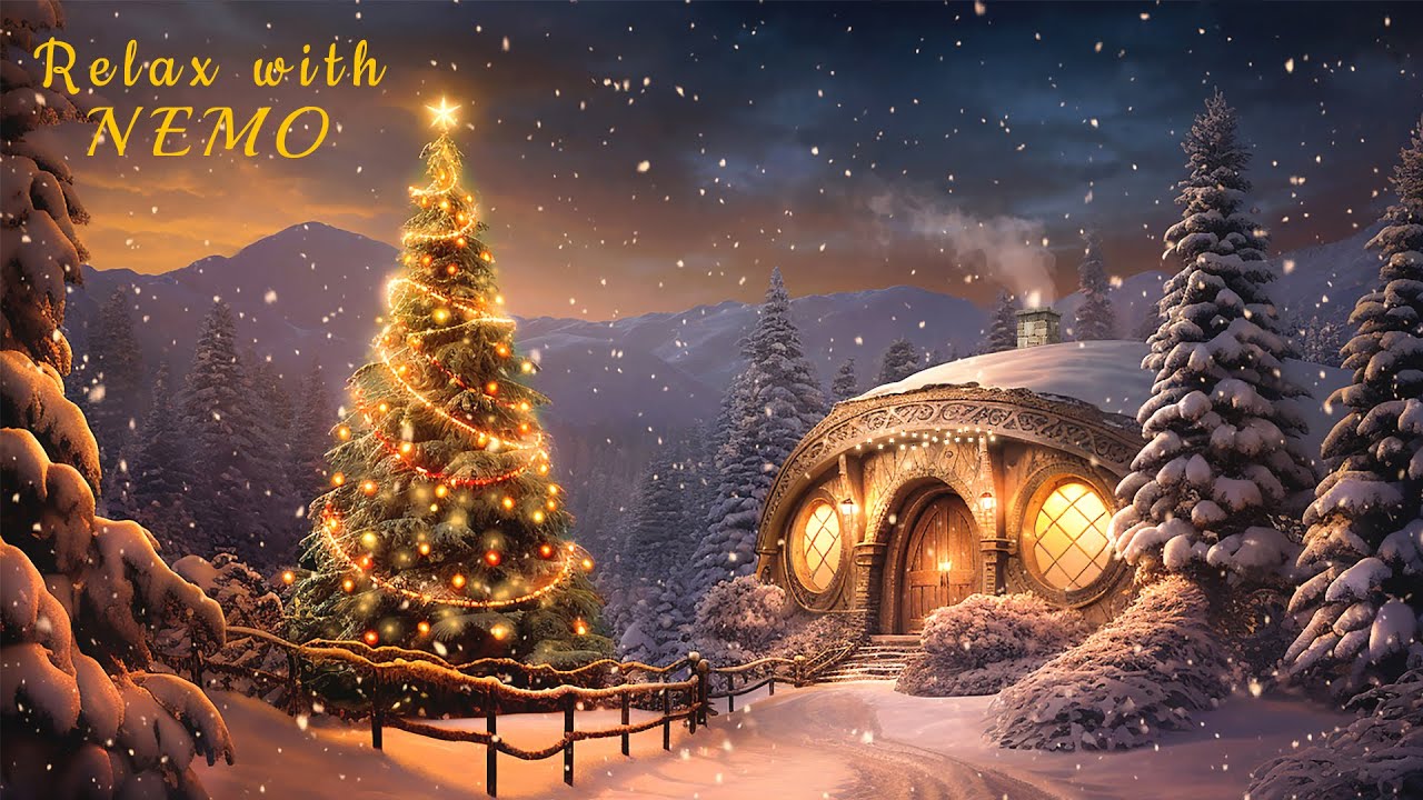 🎄 Enchanting Christmas In Hobbiton - Cozy Hobbit Home on Christmas ...