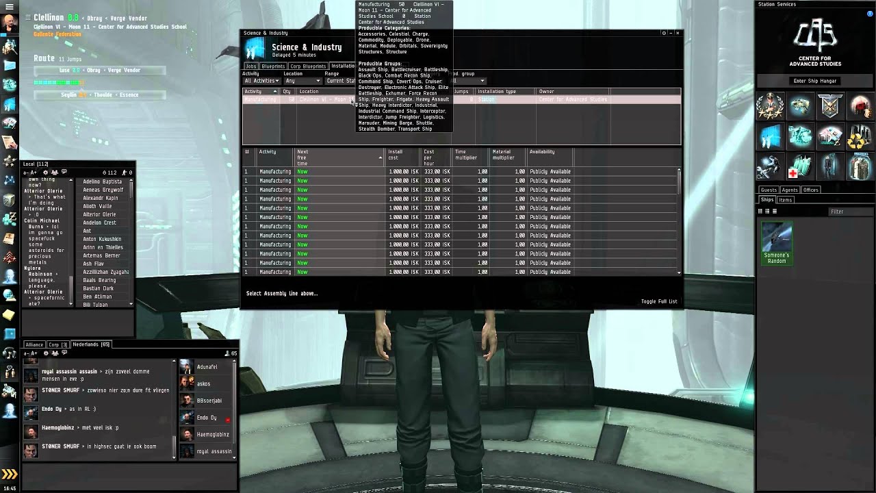 EVE Online - Tutorial Part 5: Station Services [Inferno 1.3.2] - YouTube