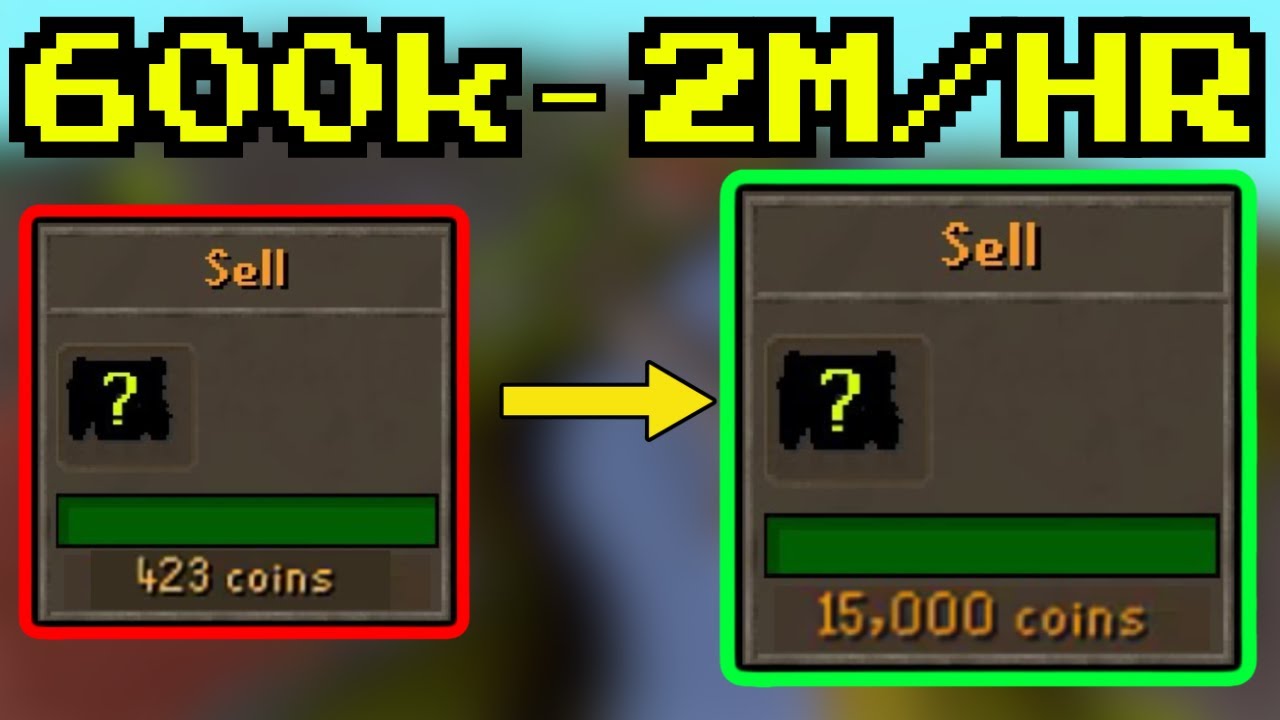 How to Make Up to 2M GP/HR | OSRS F2P Money Making Method - YouTube