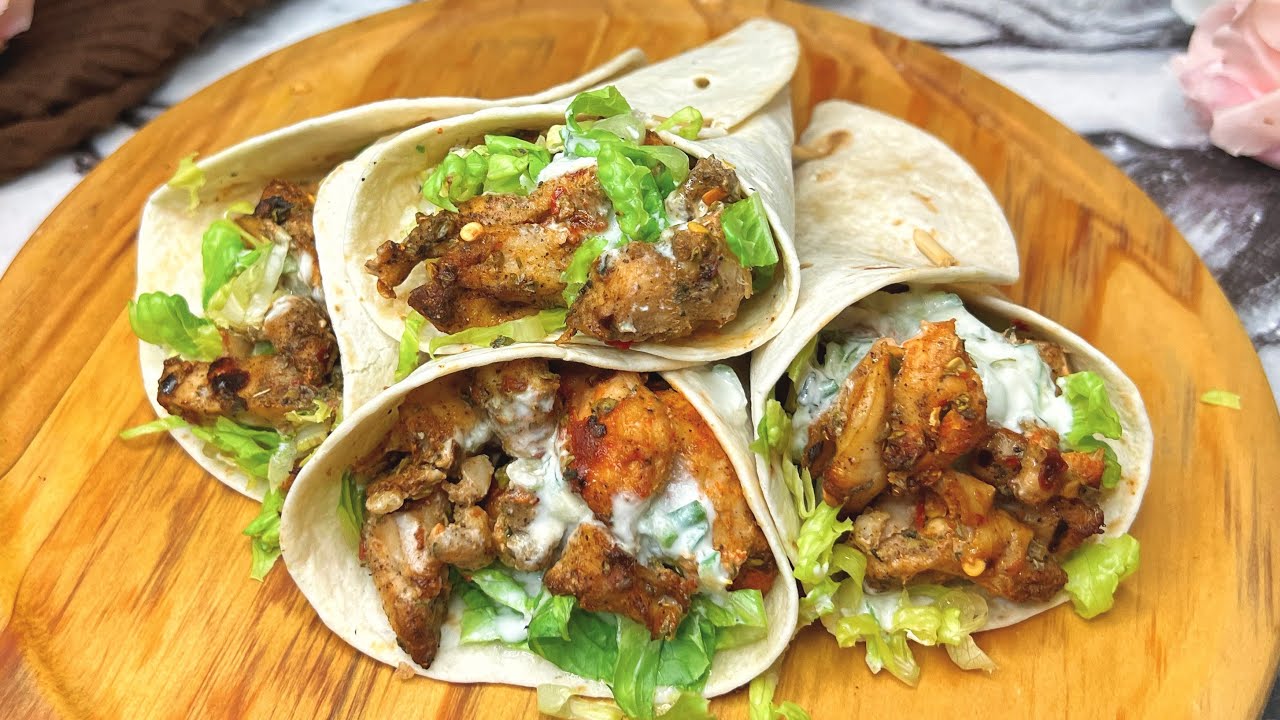 Chicken tortilla Cones | Airfryer Recipes | healthy wrap/sandwich ...