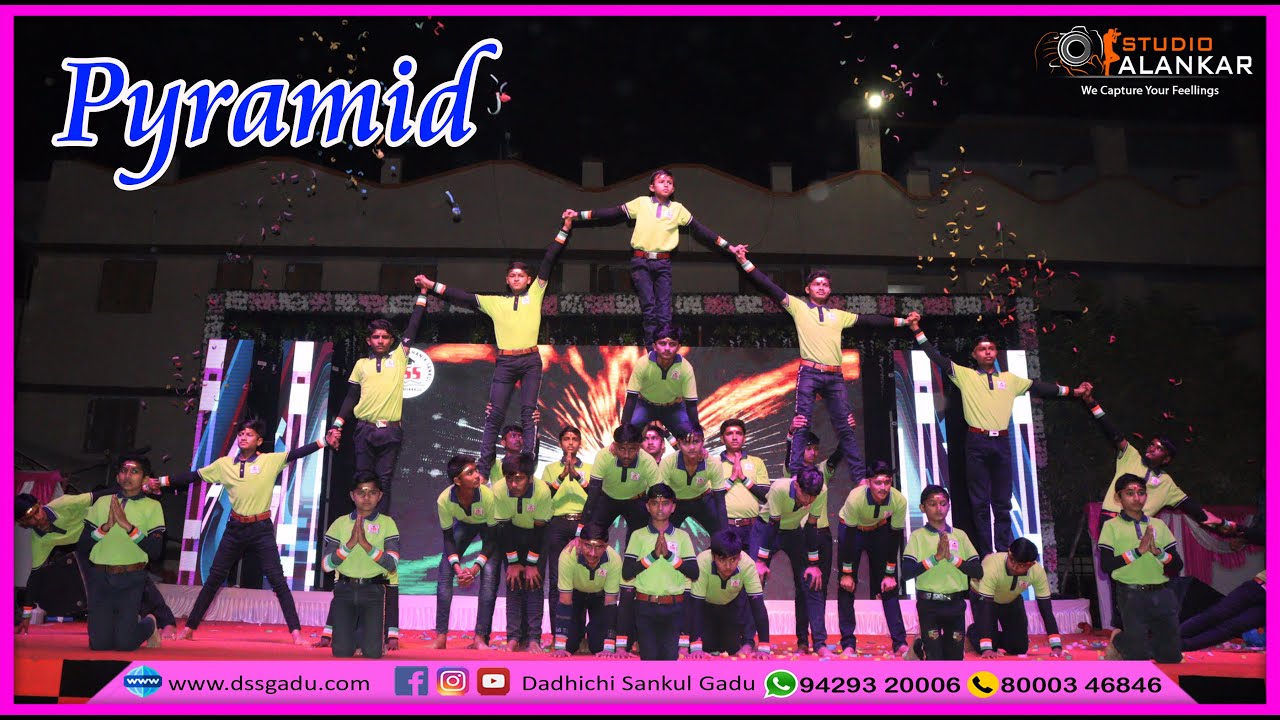 Pyramid Show || Pyramid Dance || Pyramid Stunt || Desh Bhakti 2020 ...