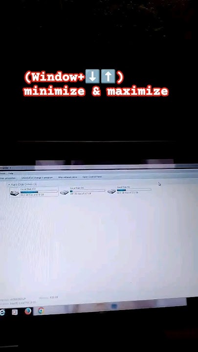 How to laptop screen minimize & maximize? shortcut key🗝️💻#youtubeshorts ...