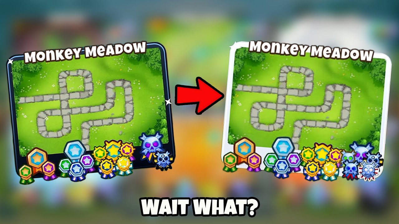 White Border Monkey Meadow in BTD6!? (Modded Bloons) - YouTube