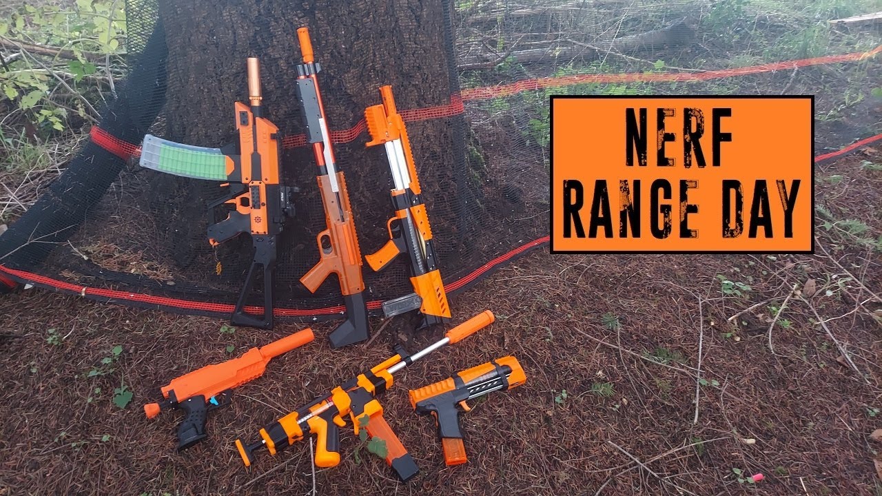Nerf Range Day #14 - YouTube