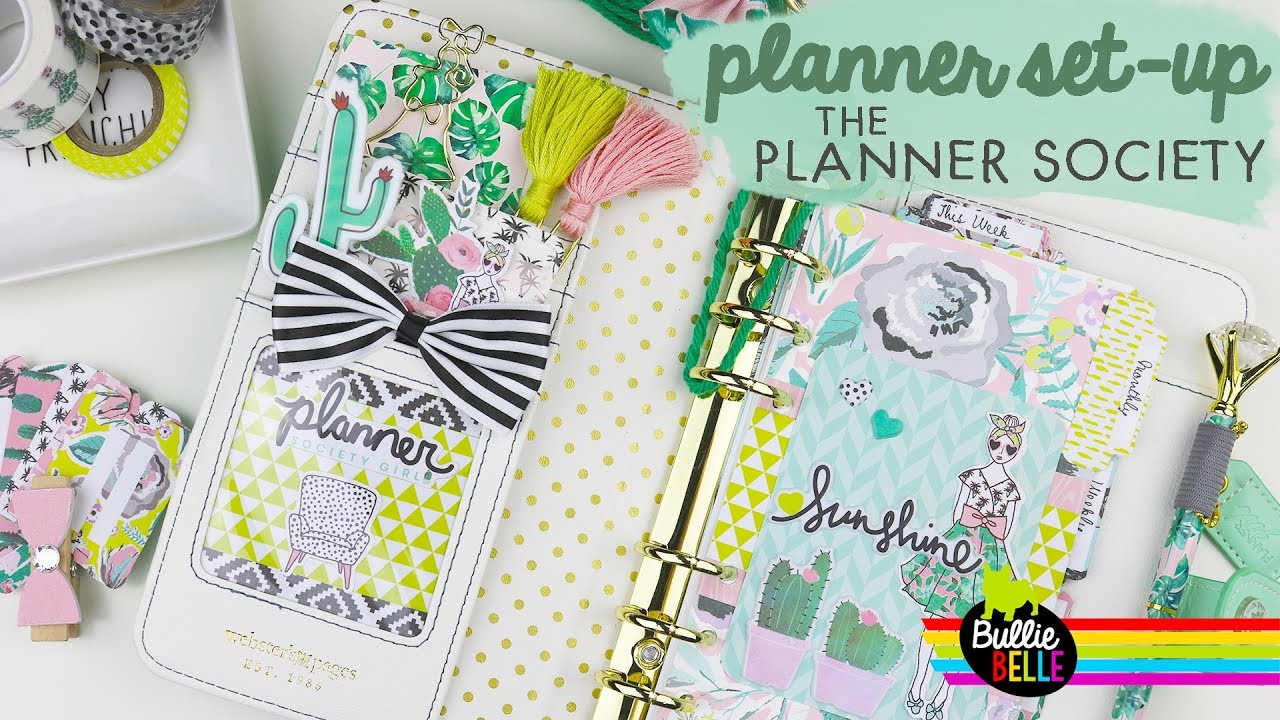 June Planner Set-Up - The Planner Society - May 2017 Kit - Personal ...