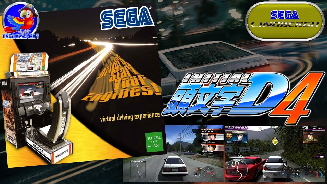 Initial D Arcade Stage 4 (2007) (Arcade) (Sega Lindbergh System) - YouTube