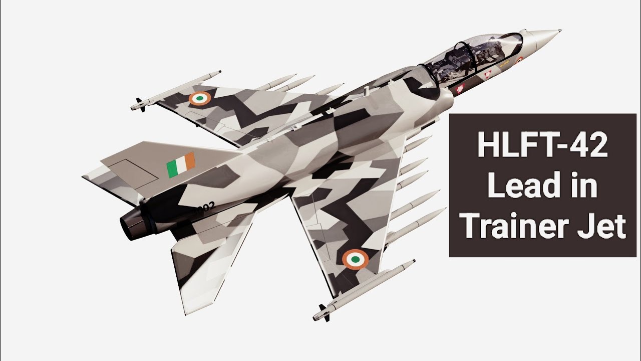 HLFT-42 Lead in Fighter Trainer unveil by Hindustan Aeronautics - YouTube