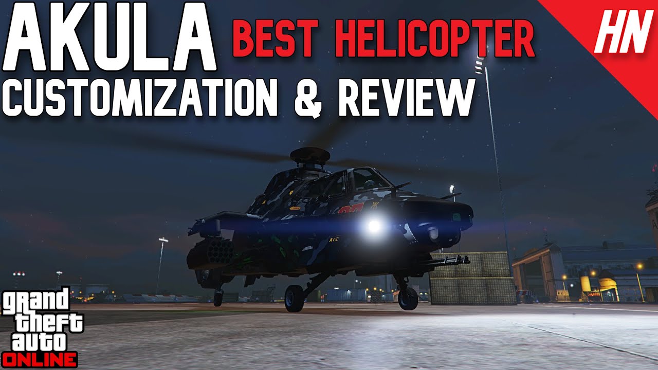 Akula Customization & Review - Best Heli In GTA 5 | GTA Online - YouTube