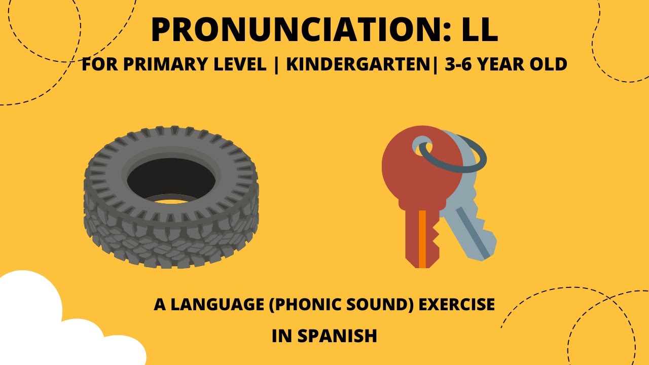 Los Sonidos del Español (Fonemas). Pronuncia la letra "LL" usando el ...
