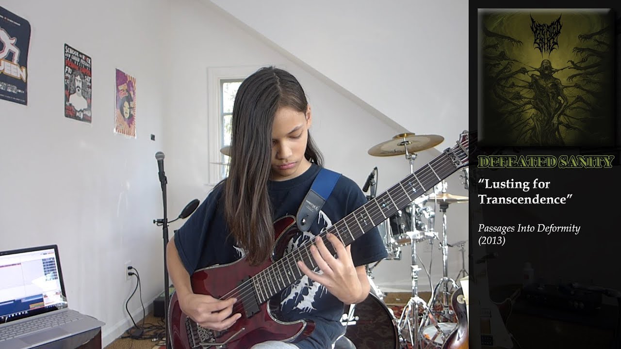 DEFEATED SANITY - "Lusting for Transcendence" Guitar Cover (w/ tab ...