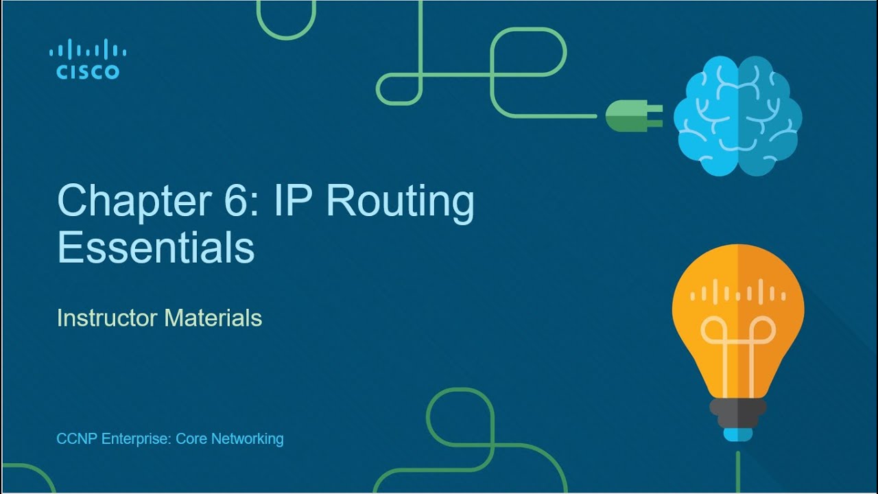 Chapter 6: IP Routing Essentials - Static Routing - YouTube