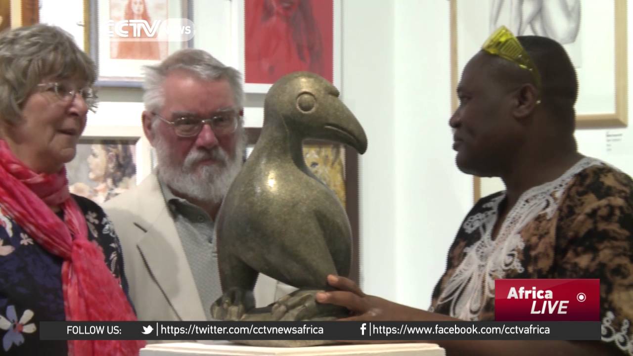 Zimbabwean artists' collection showcased in the UK - YouTube