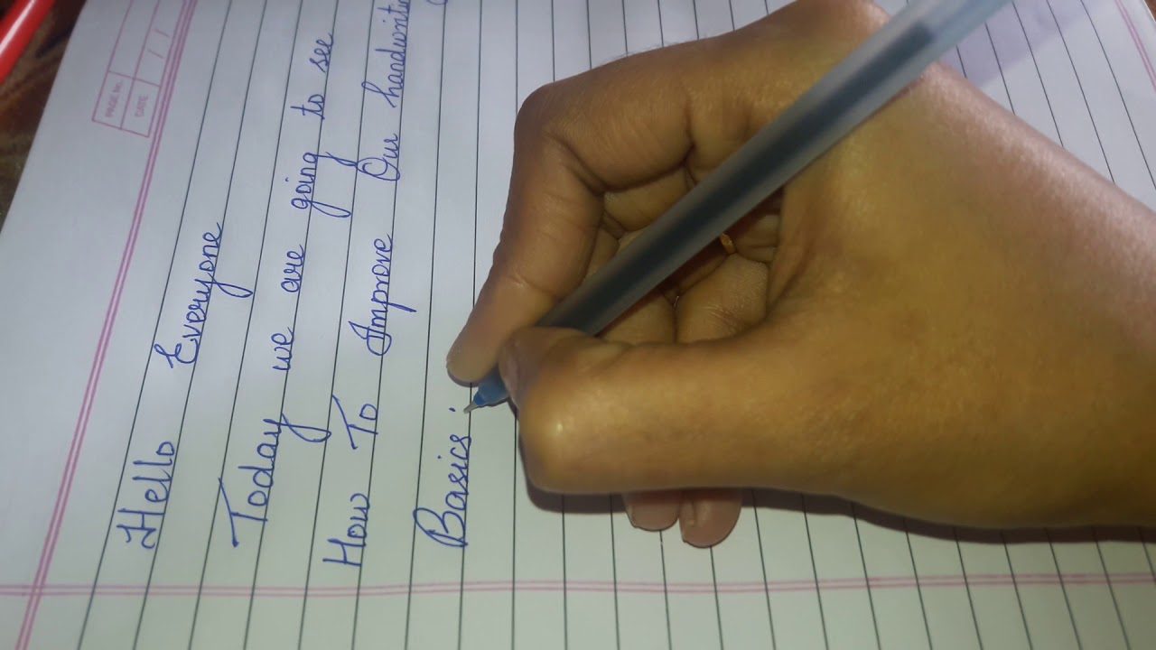 Tips to improve your Hand writing - YouTube