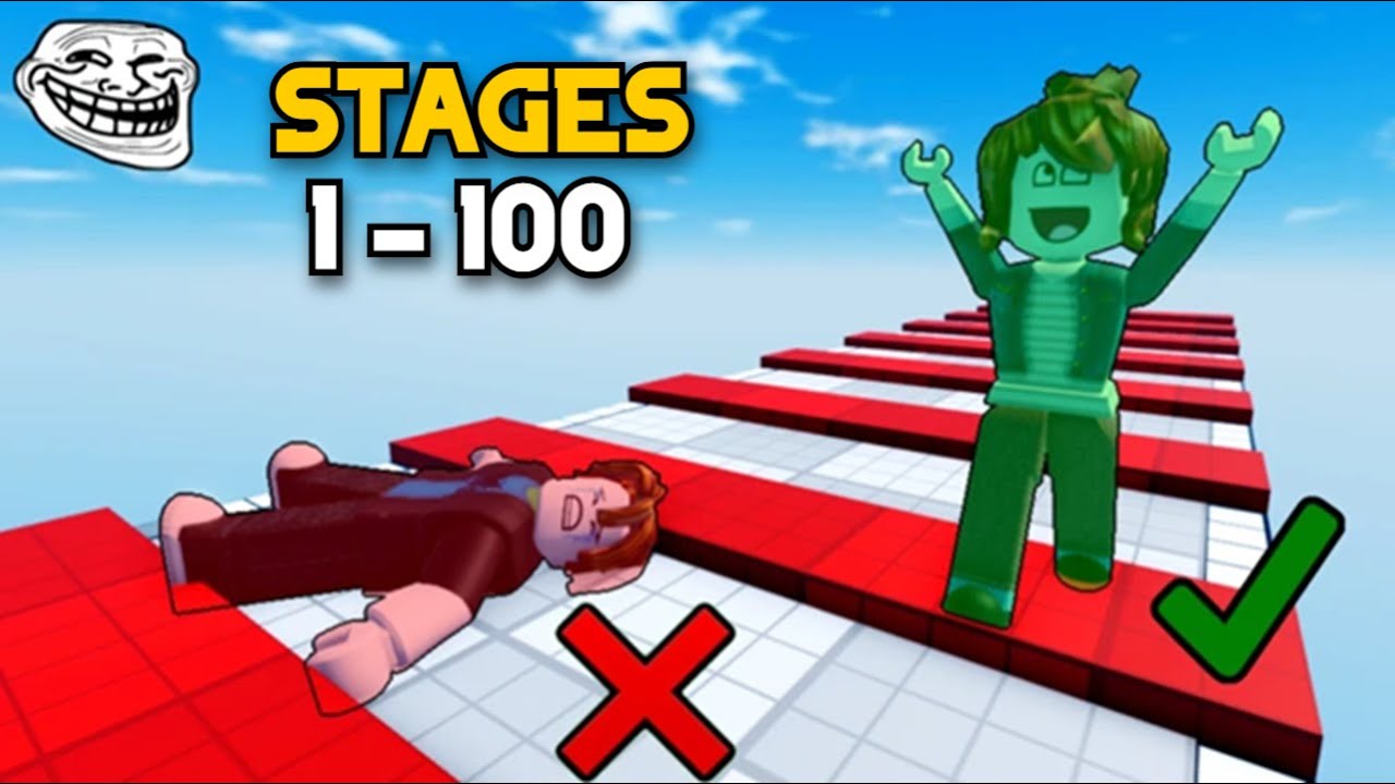 Roblox TROLL OBBY 😈 (by Dev_dev Games) All 100 Stages Walkthrough - YouTube