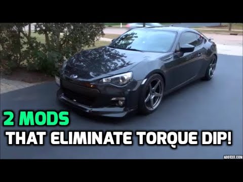 2 MODS THAT ELIMINATE TORQUE DIP! (BRZ,FRS & 86) - YouTube