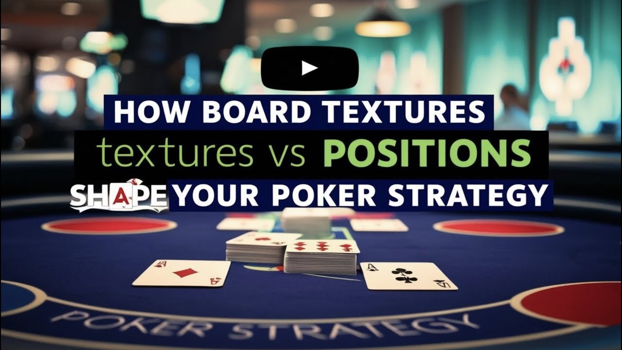 🎥 How Board Textures vs Positions Shape Your Poker Strategy 🎥 - YouTube