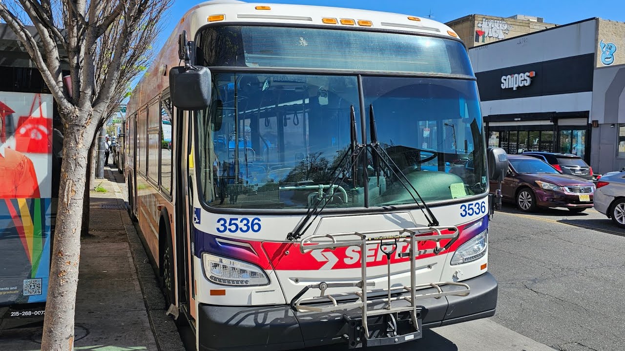 SEPTA: Onboard 2023 New Flyer XDE40 #3536 on Route 37 to Philadelphia ...