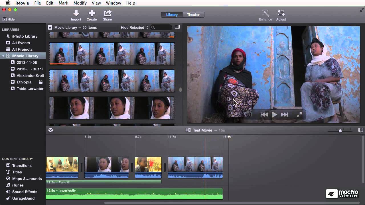 iMovie 101: Getting Started With Your Footage - 8. Drag and Drop ...