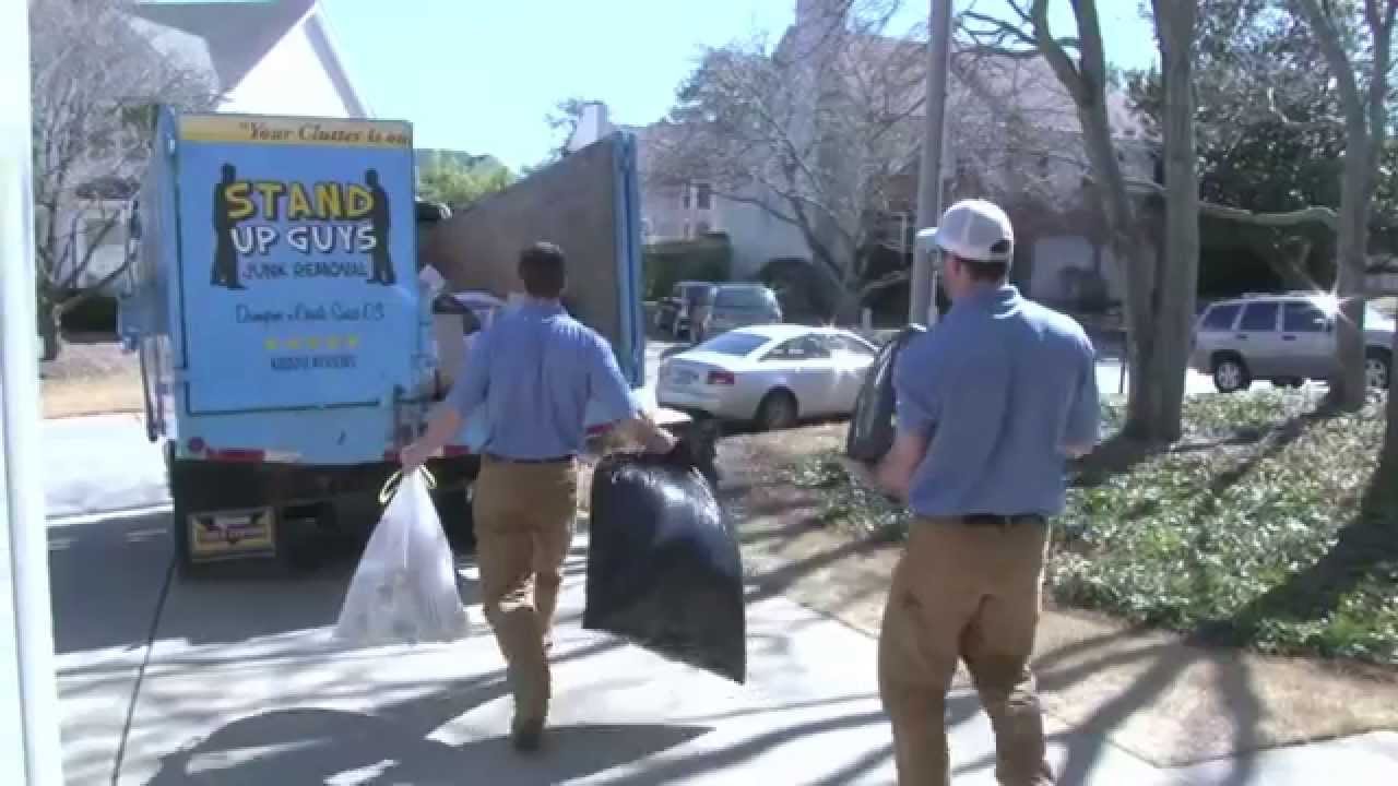 Junk Removal Commercial with the Stand Up Guys - YouTube